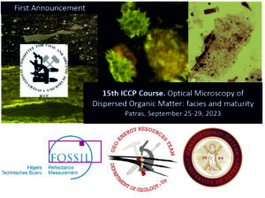 15th ICCP Course: Optical Microscopy of Dispersed Organic Matter: facies and maturity, PATRAS ...